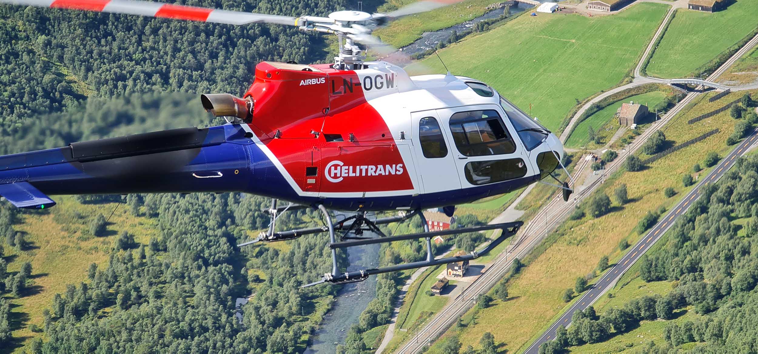 Norway's largest domestic helicopter operator, Helitrans, uses the ...
